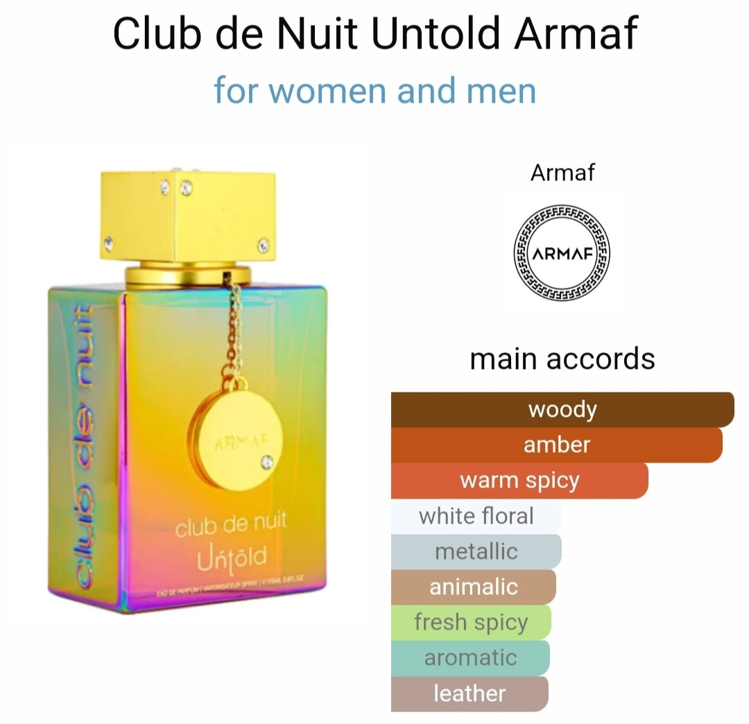 Club de Nuit Untold Armaf Perfumes – Dubai perfumes SA