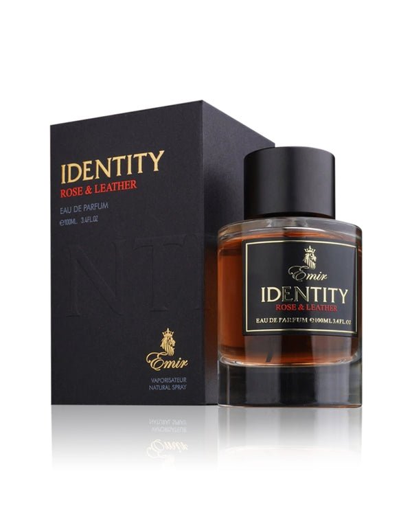 Identity rose & leather by emir – Dubai perfumes SA