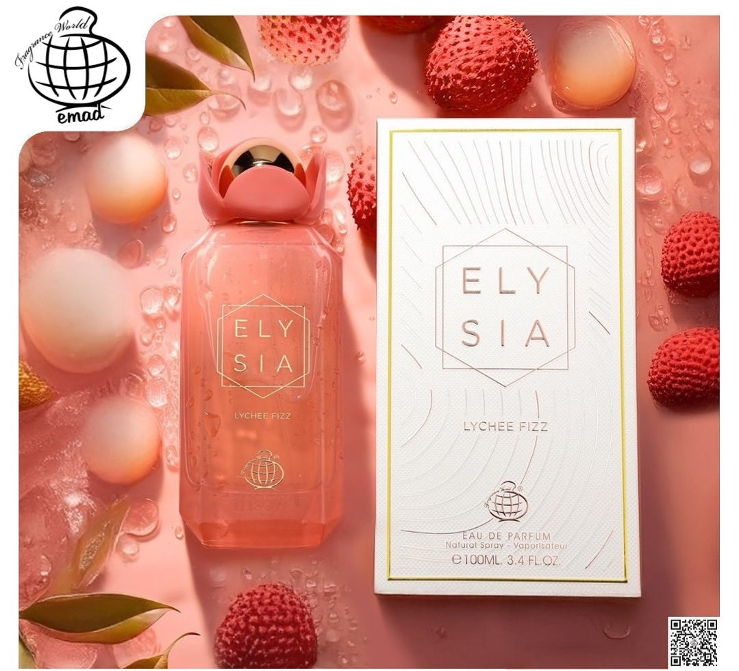 Elysia Lychee Fizz Fragrance World edp 100ml – Dubai perfumes SA